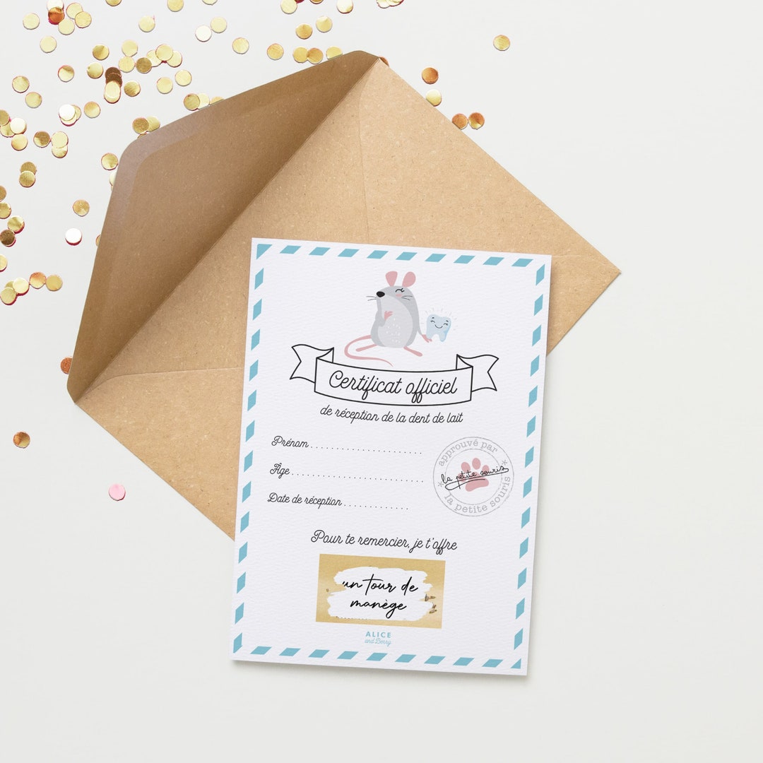 Milk Teeth Scratch Cards / the Little Mouse / Quenottes Card / Milk ...