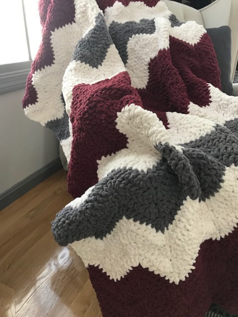 Chunky Throw Blanket Cozy Large Crochet Blanket Afghan - Etsy