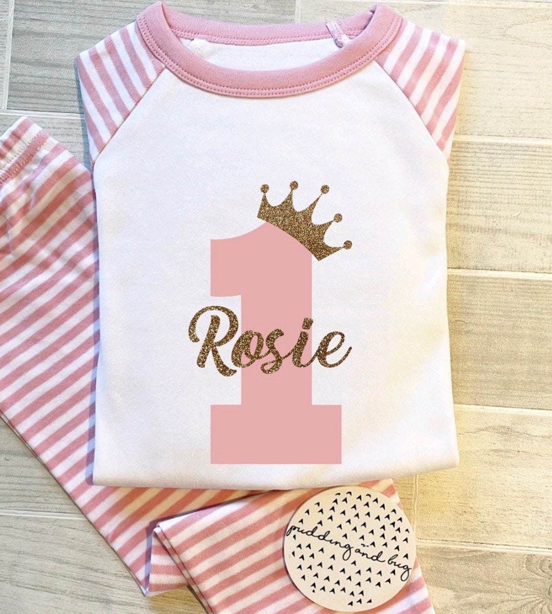 Personalised Birthday Pyjamas, 1st, 2nd, 3rd and 4th Birthday, Baby ...