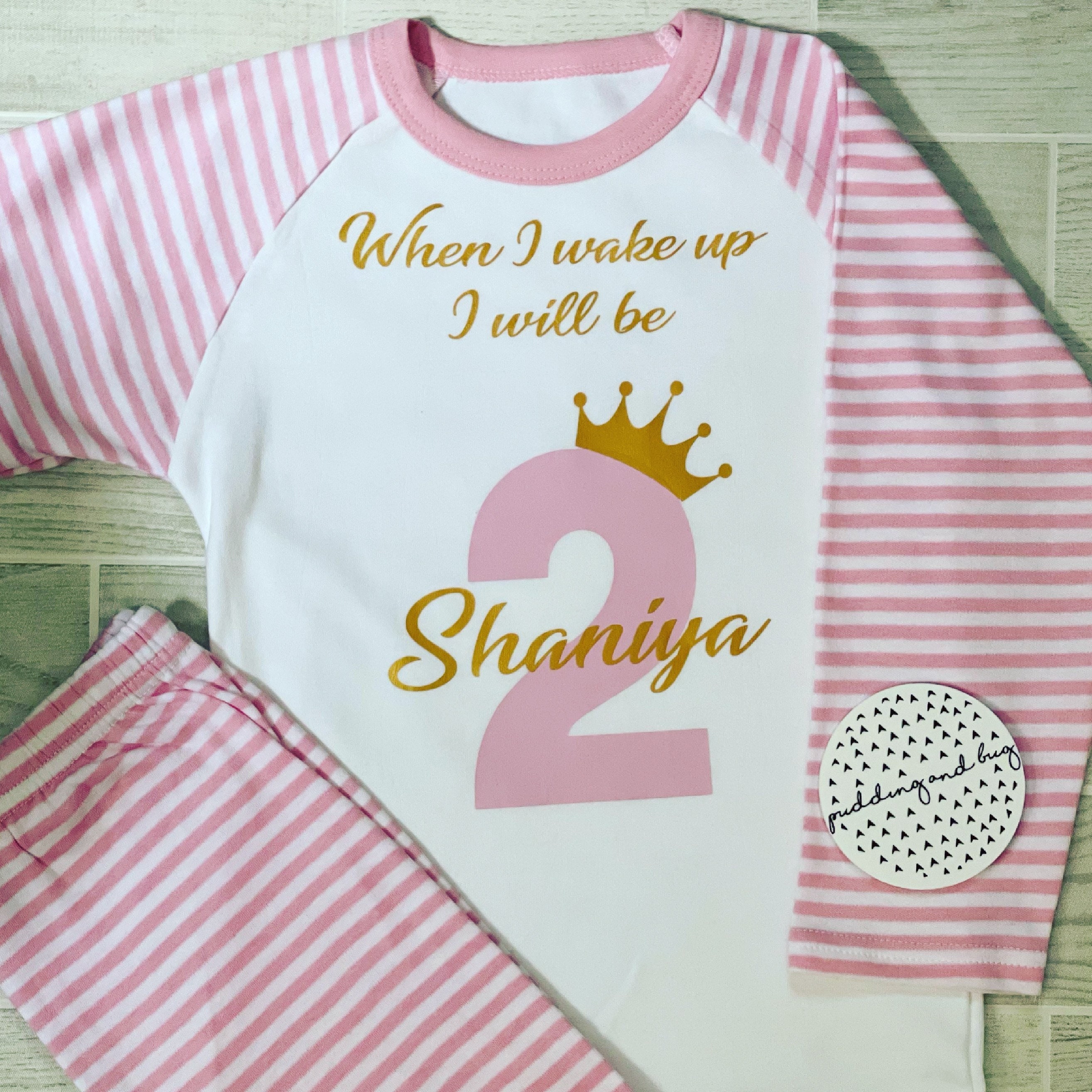Personalised Birthday Pjs When I Wake up I Will Be Pyjamas - Etsy UK