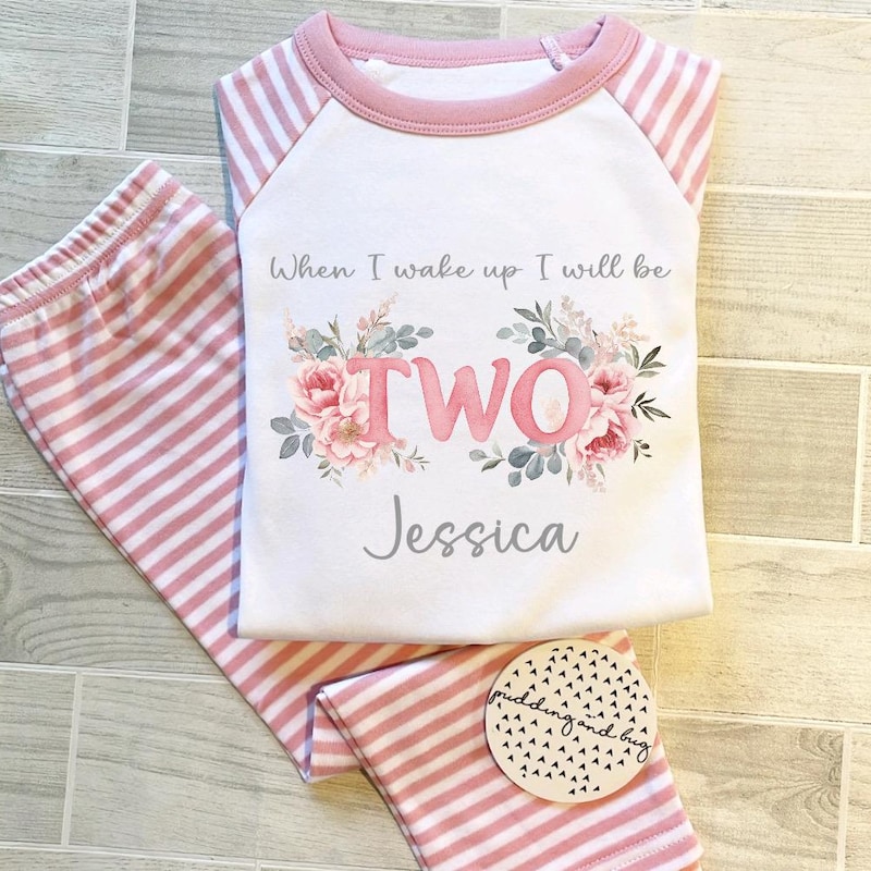When I Wake up I Will Be 1 Pajamas - Etsy UK