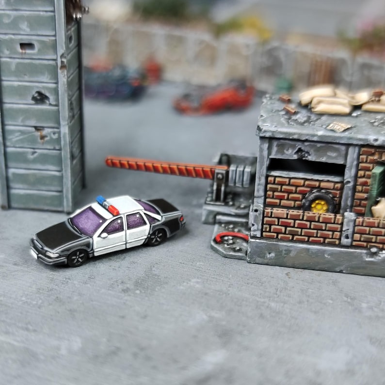 6mm Police Utility Vehicles Set 1 - 1:265 Cars (battletech Micro Armor ...