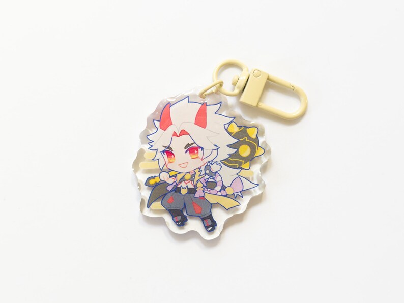 Genshin Impact Acrylic Keychain/charm Itto Albedo Kazuha - Etsy