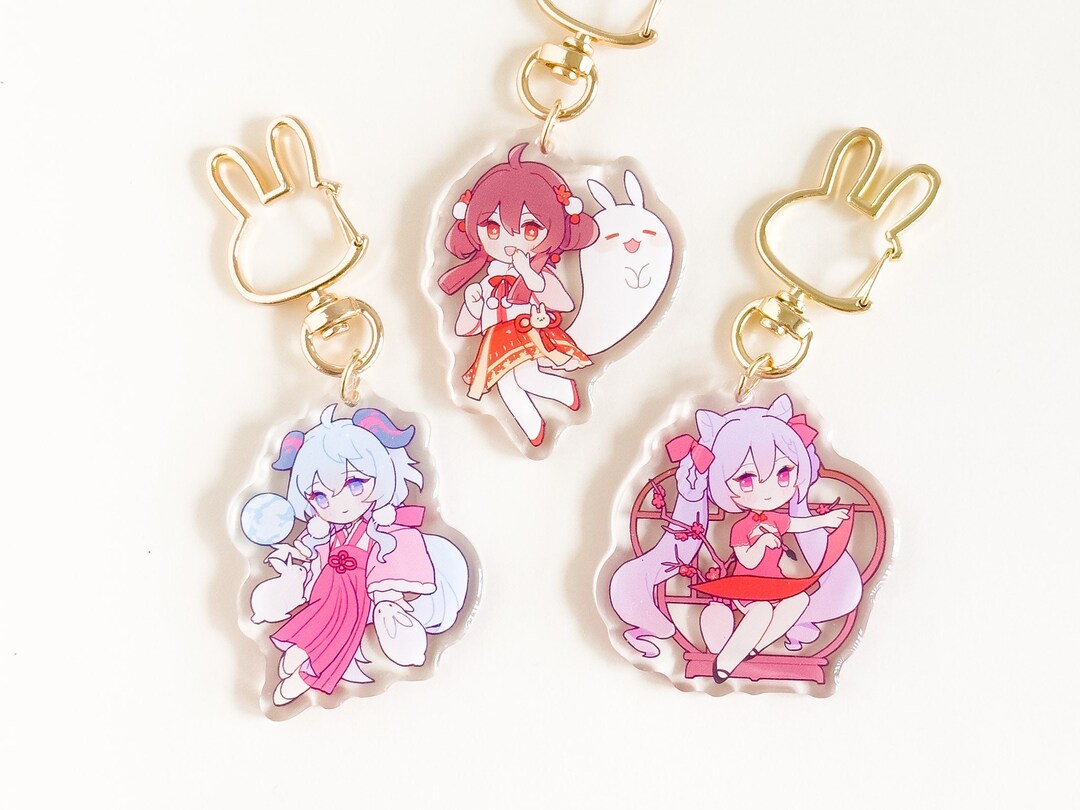 Lunar New Year Genshin Impact Acrylic Keychain Charms Year of the ...