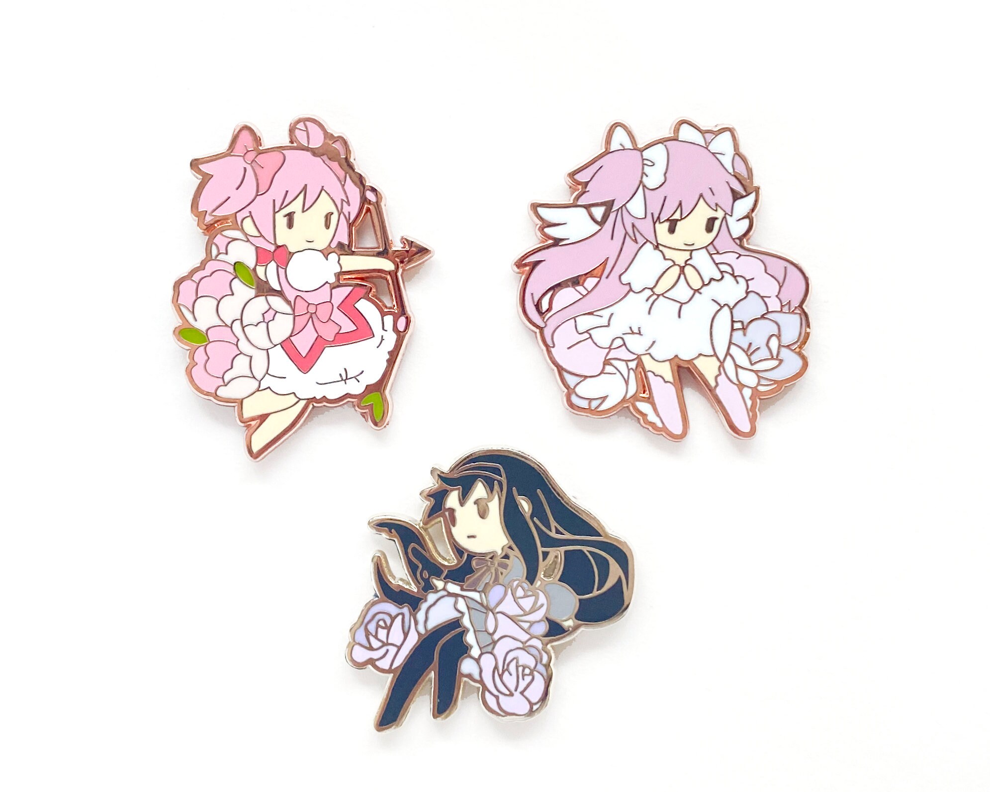 Puella Magi Madoka Magica Enamel Pin Etsy