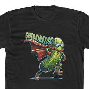Gherkinator: Superhero Pickle - Action-packed Novelty Premium Cotton ...