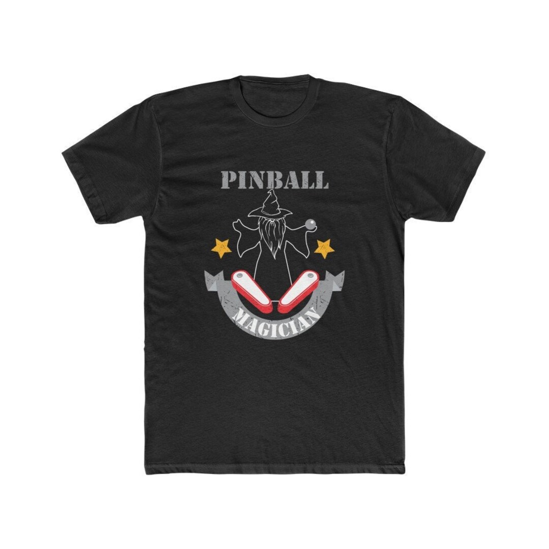 Pinball Magician T-shirt, Arcade Game Wizard Tee - Etsy