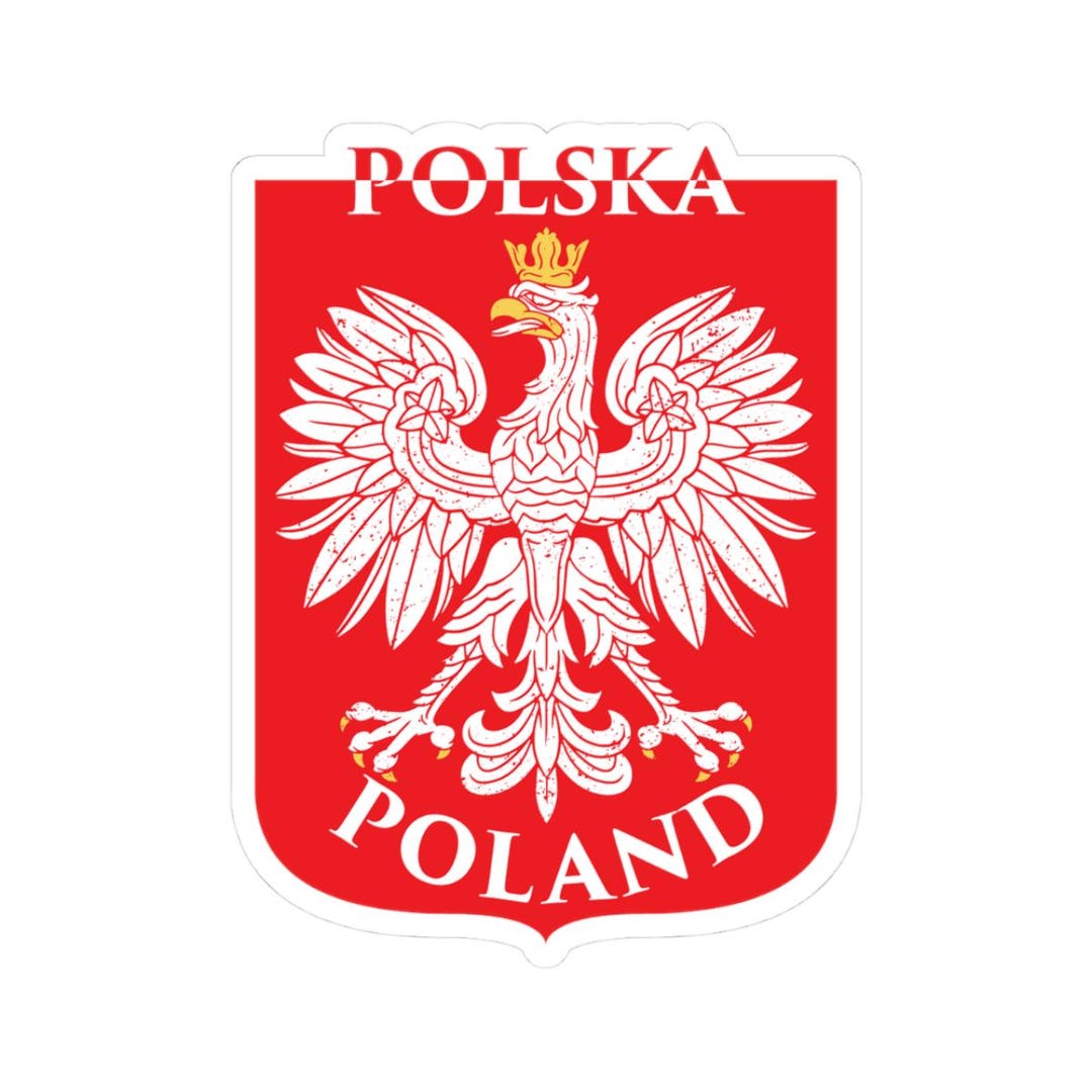 Poland Eagle Sticker: Polish Heritage Pride, Laptop Decal - Etsy