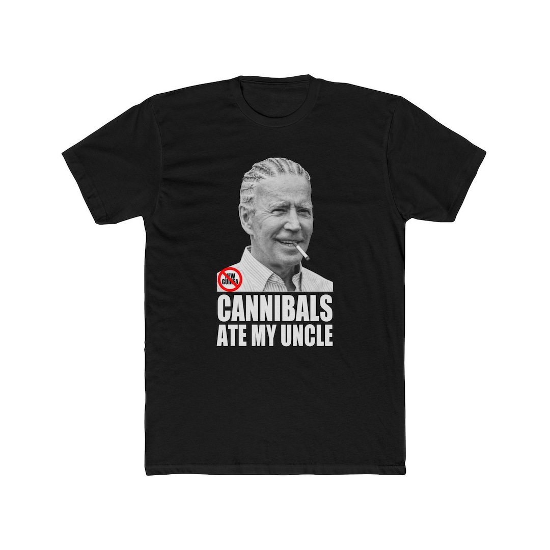 Biden's Cannibal Claim Parody Tee: Comedic Political Humor - Etsy