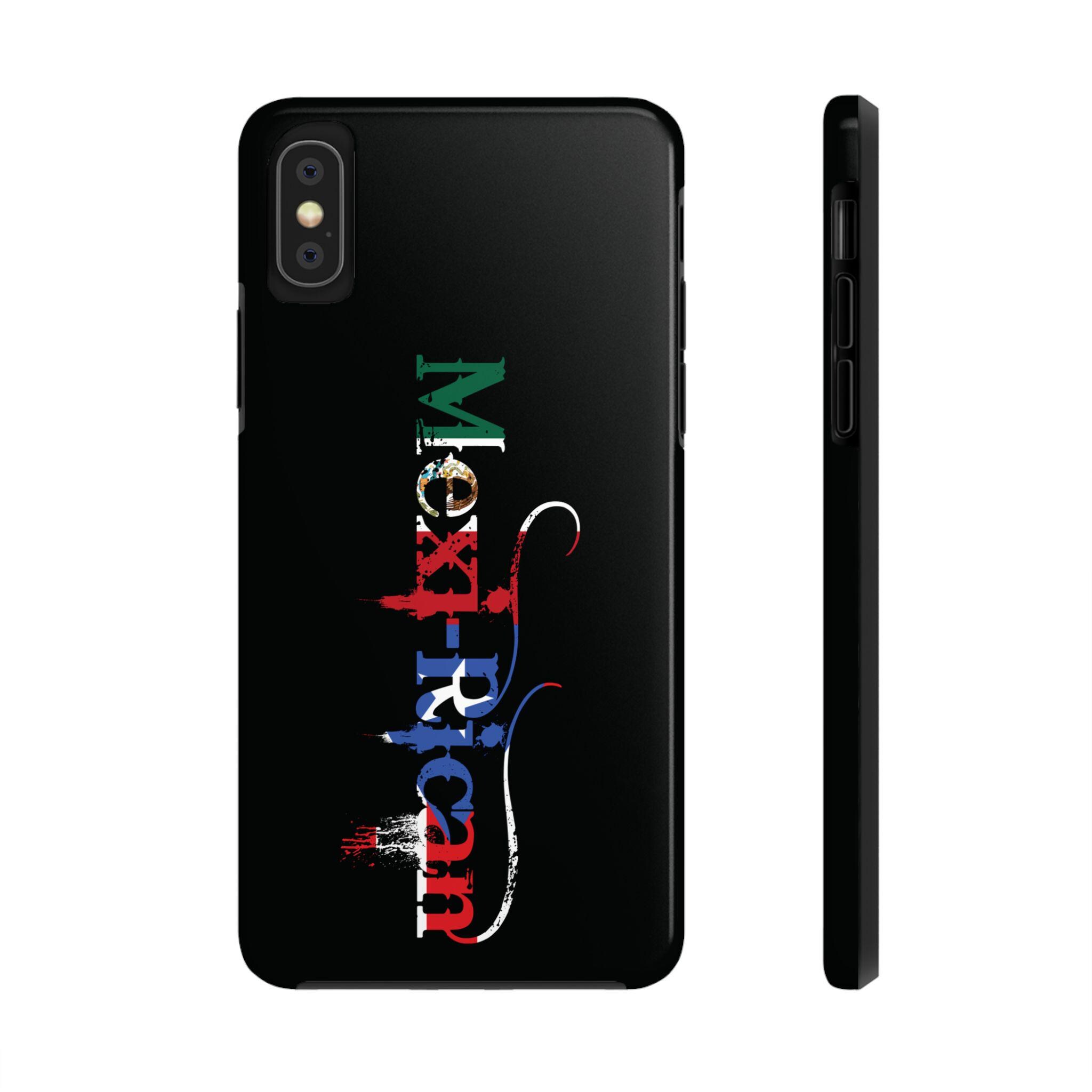 Mexi-rican Lettering Design: Mexico Puerto Rico Flag Mexican Case Tough ...