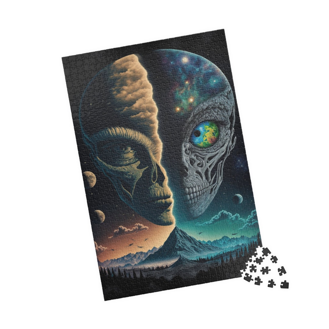 Parallel Alien Worlds Puzzle (110, 252, 500, 1014-piece) - Etsy