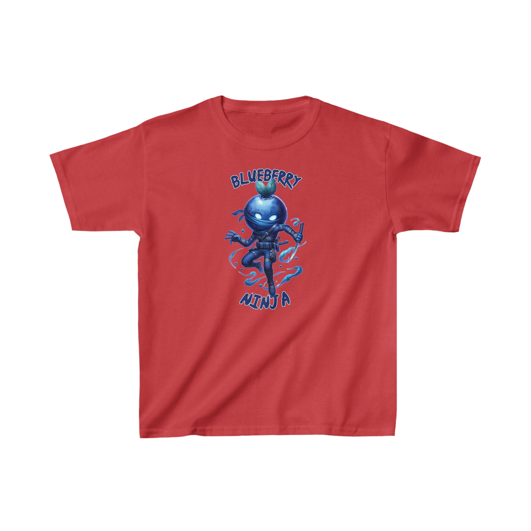 Blueberry Ninja Stealthy Fruit Shadow Warrior Kids Heavy Cotton™ Tee - Etsy