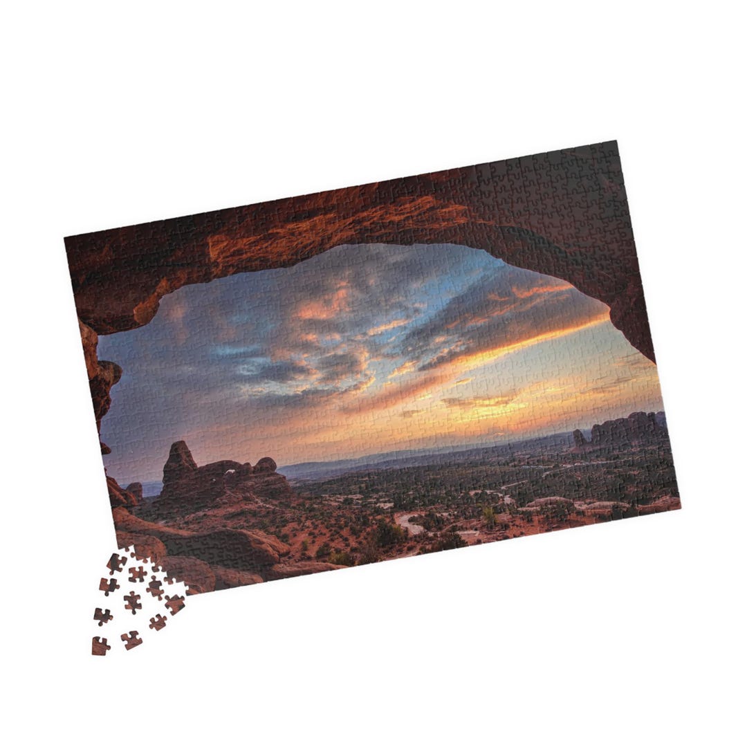 Jigsaw Puzzle, Sunset at Arches National Park Outside Moab, Utah - 110 ...