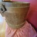 Treenware Firkin Wooden Sugar Bucket~last Half 20th Cen. - Etsy