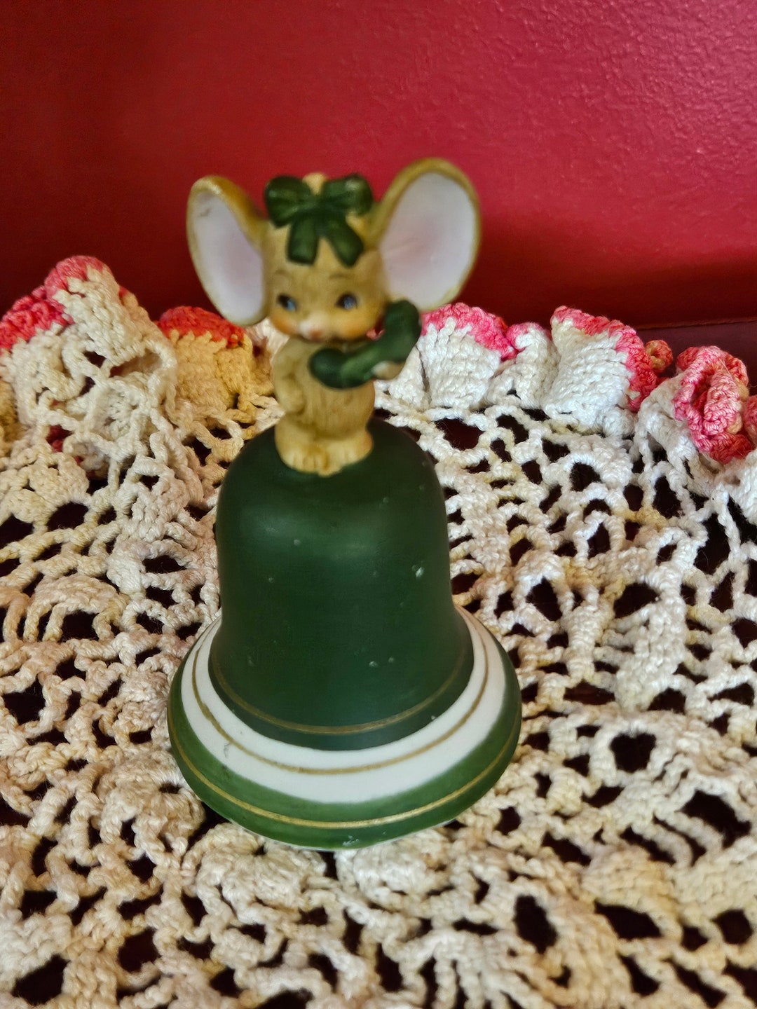 Vintage Lefton China Porcelain Collectible Bell - Hand Painted - Etsy