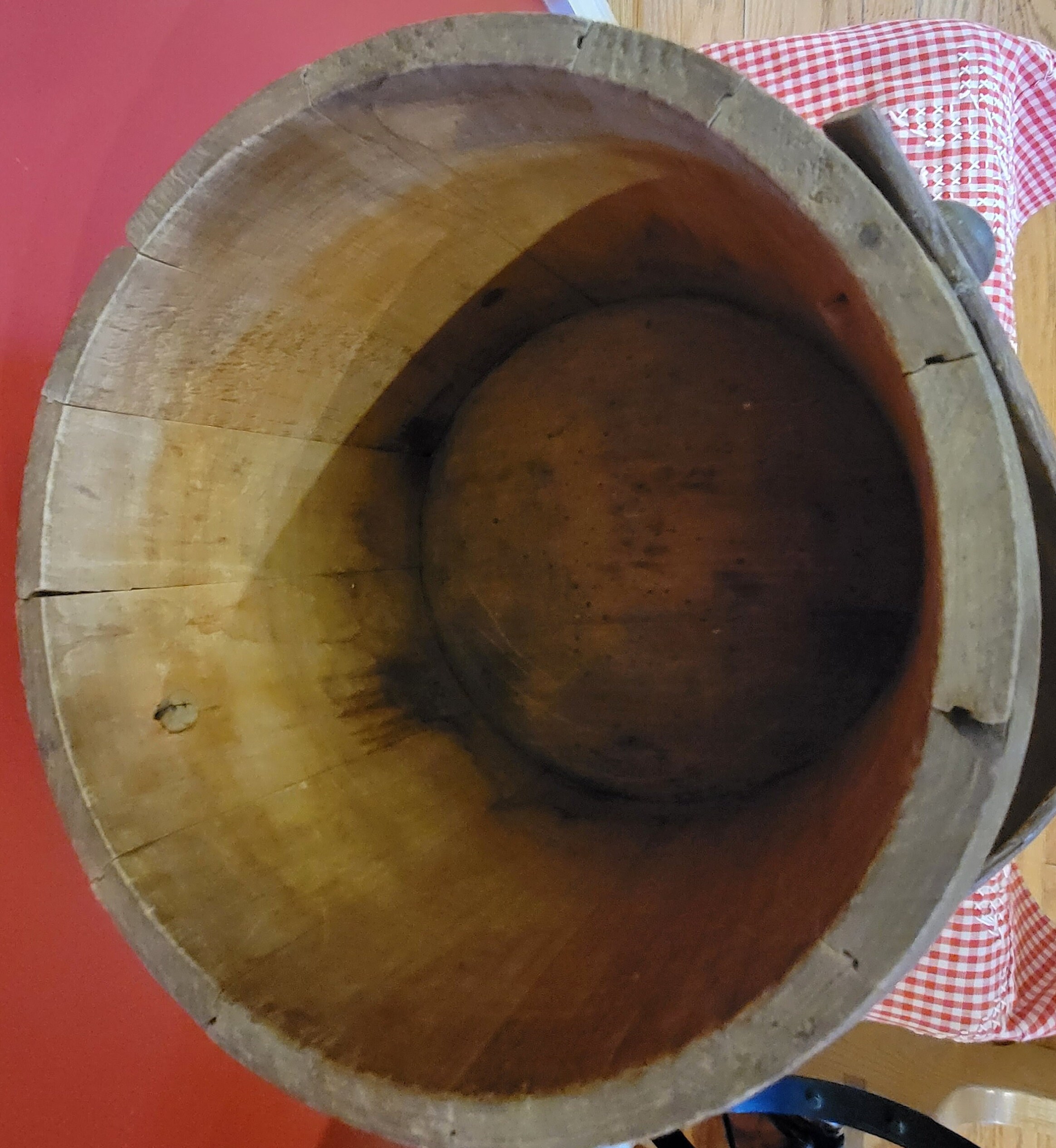 Treenware Firkin Wooden Sugar Bucket~last Half 20th Cen. - Etsy