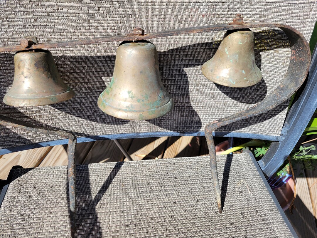 Antique Horse Sleigh Carriage Bells UNIQUE! Beautiful Set! - Etsy