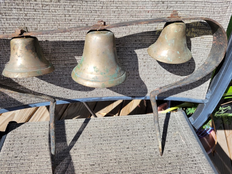 Antique Horse Sleigh Carriage Bells UNIQUE! Beautiful Set! - Etsy