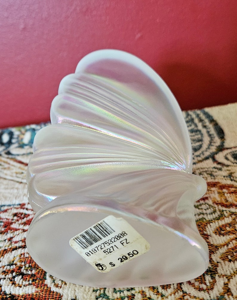 Beautiful Fenton Iridescent Butterfly Figurine Paperweight - Etsy