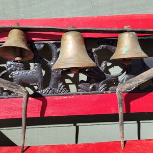 Antique Horse Sleigh Carriage Bells UNIQUE! Beautiful Set! - Etsy