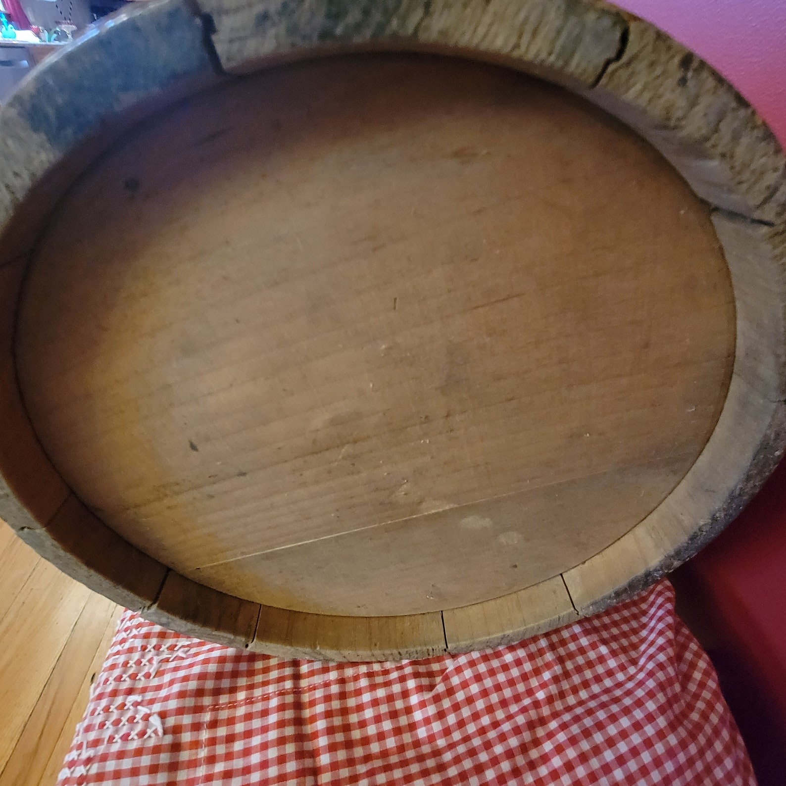 Treenware Firkin Wooden Sugar Bucket~last Half 20th Cen. - Etsy