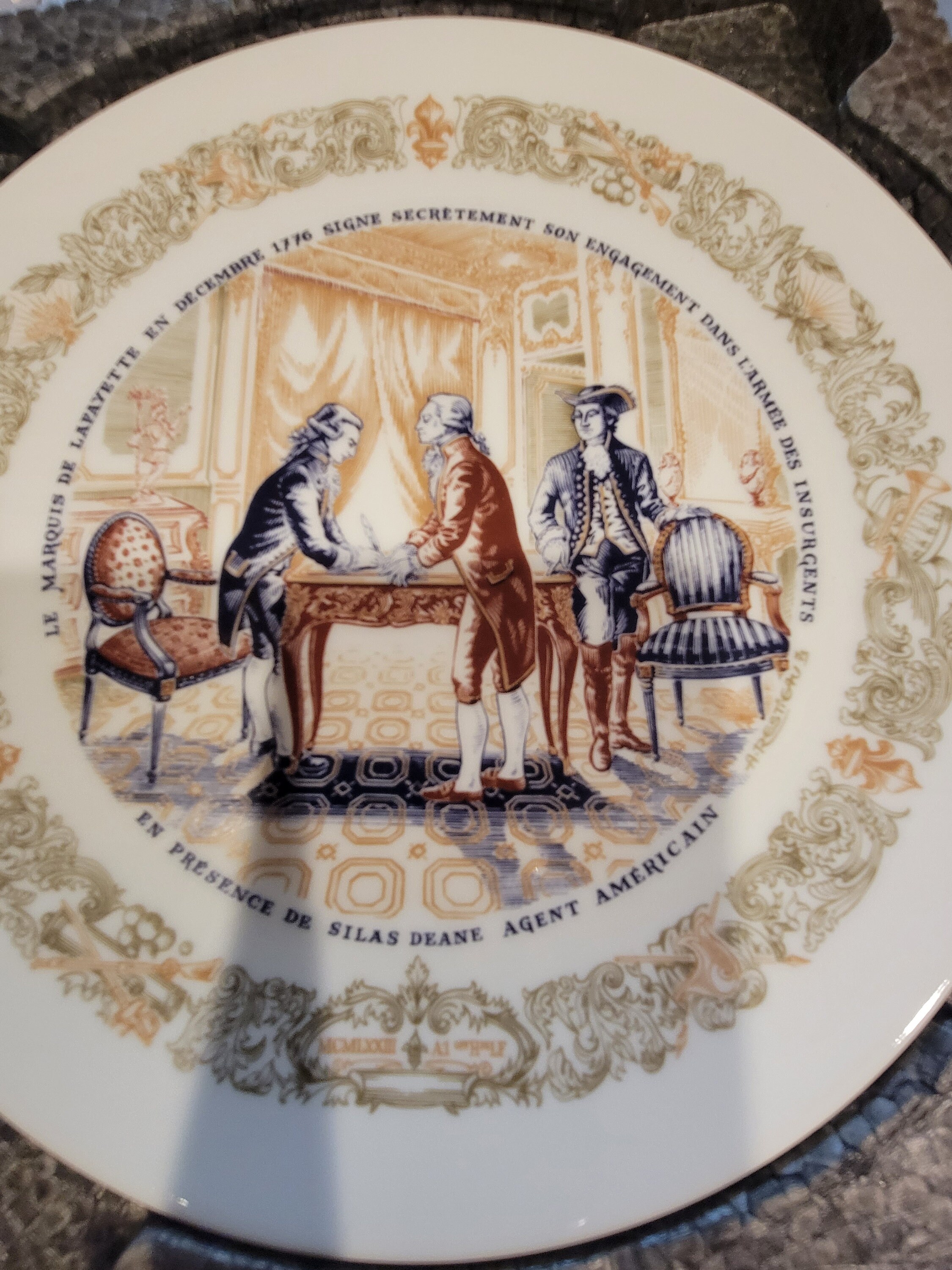Lafayette Legacy Collection Collector Plates #1 and #2. Mint Condition ...