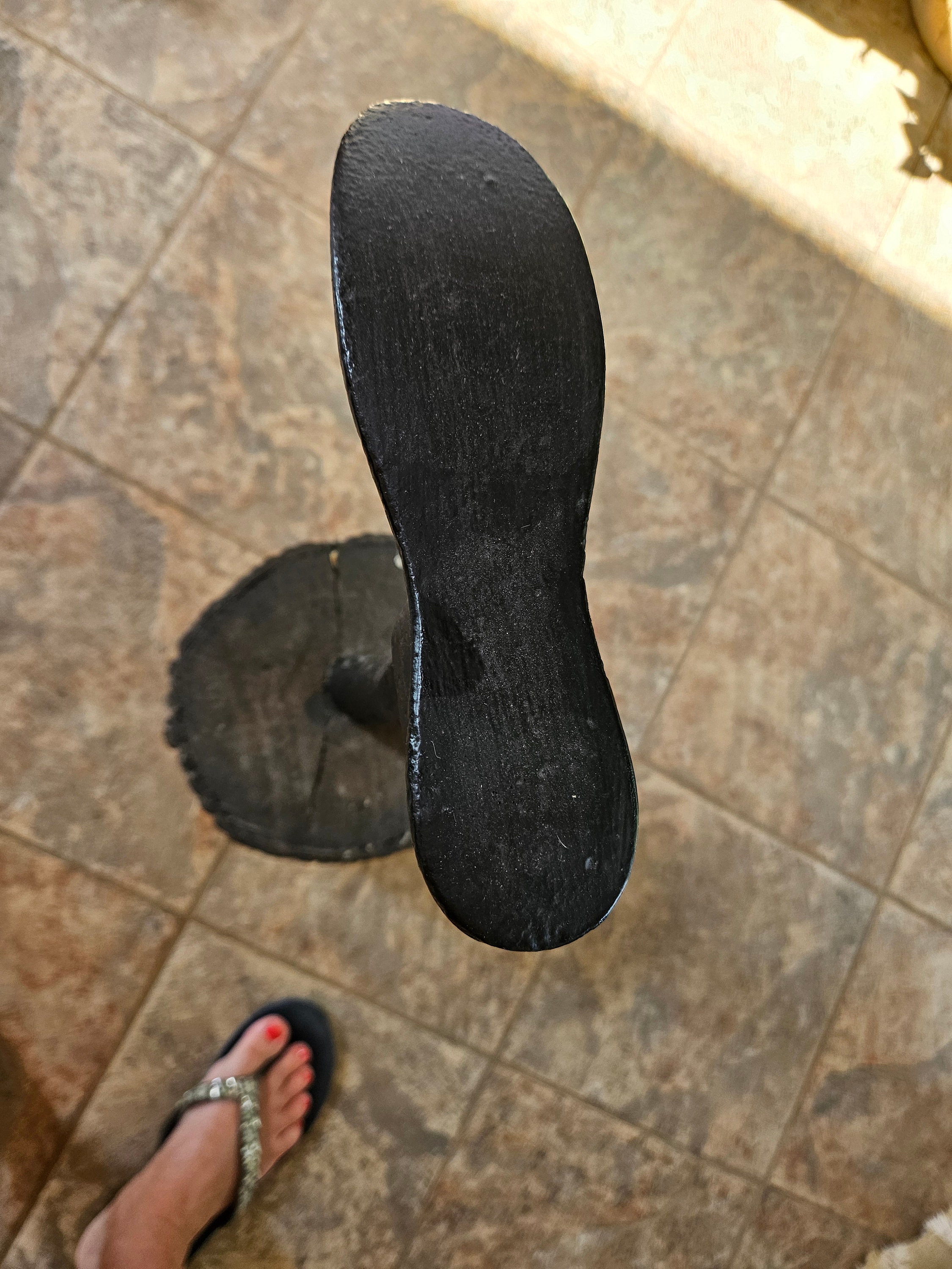Antique Cast Iron Cobblers Shoe Anvil Stand Mounted on Wood Block - Etsy