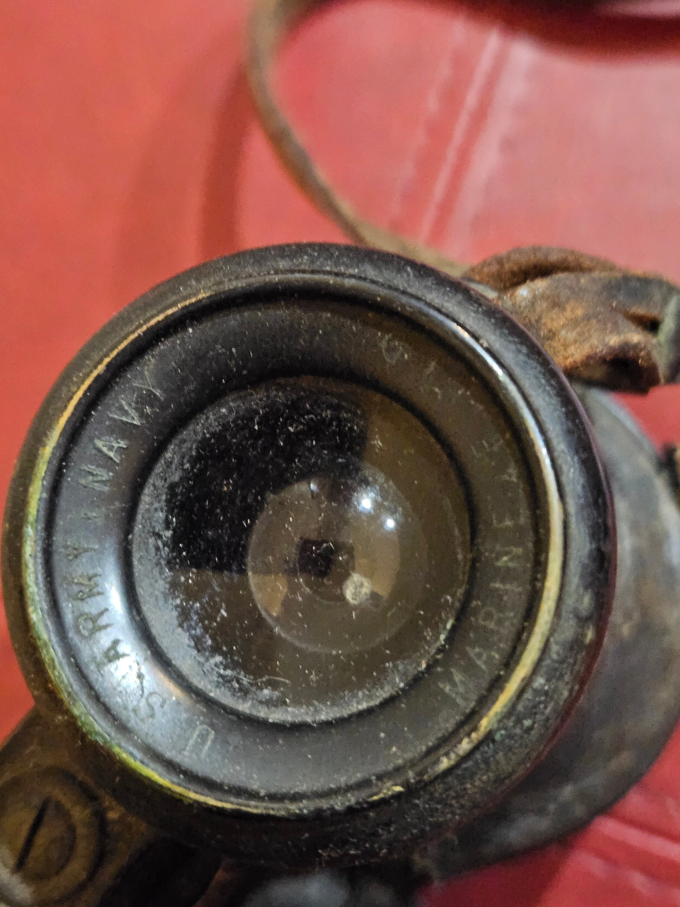 Antique Army Navy Marine & Field Glasses Binoculars- Leather Wrapped ...