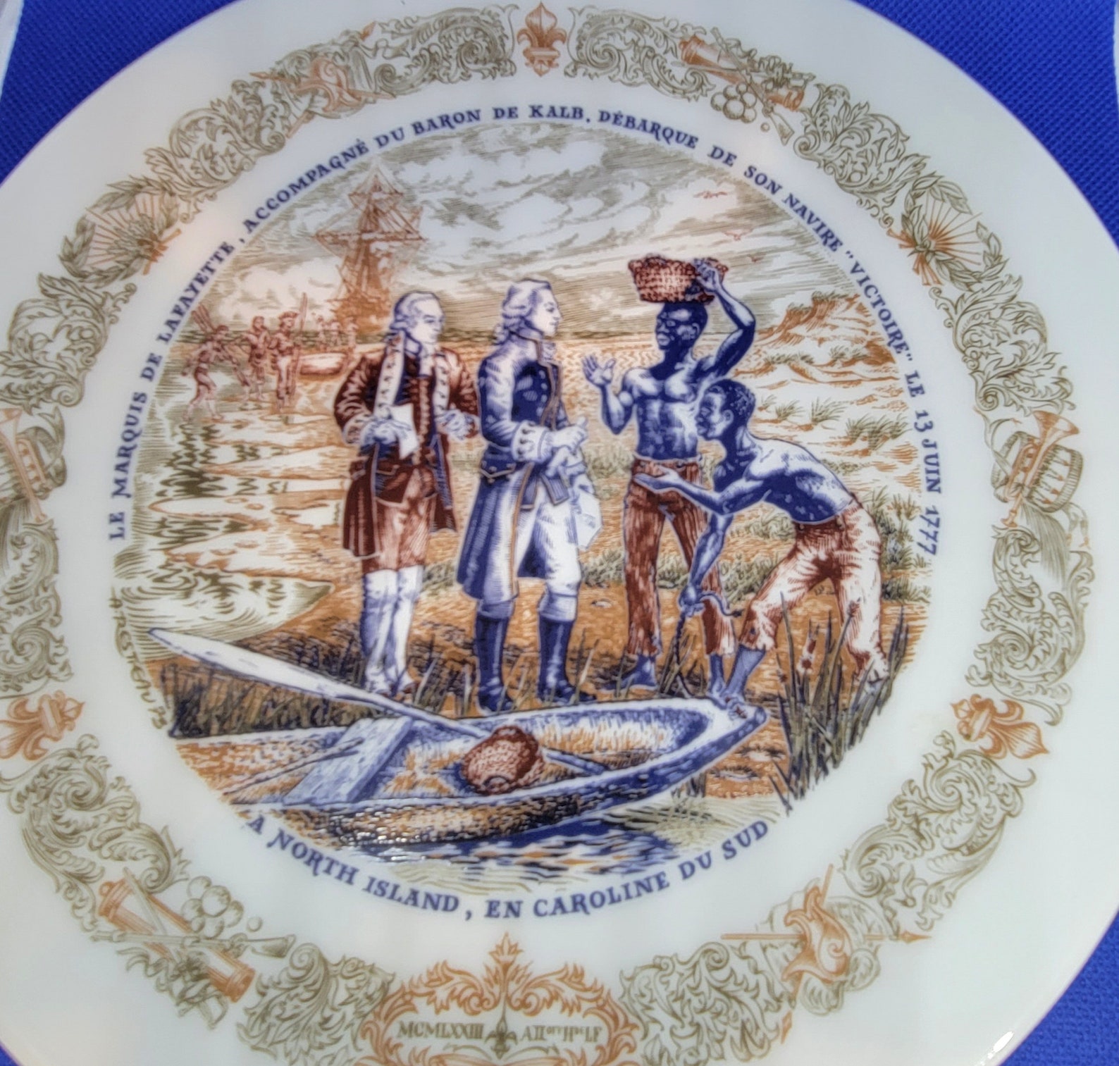 Lafayette Legacy Collection Collector Plates #1 and #2. Mint Condition ...