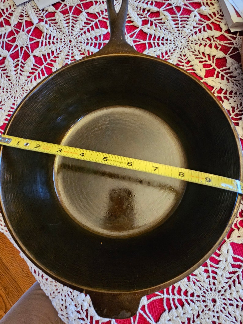 Unique Antique Cast Iron Skillet With Lid 10 1/4". Nice! - Etsy