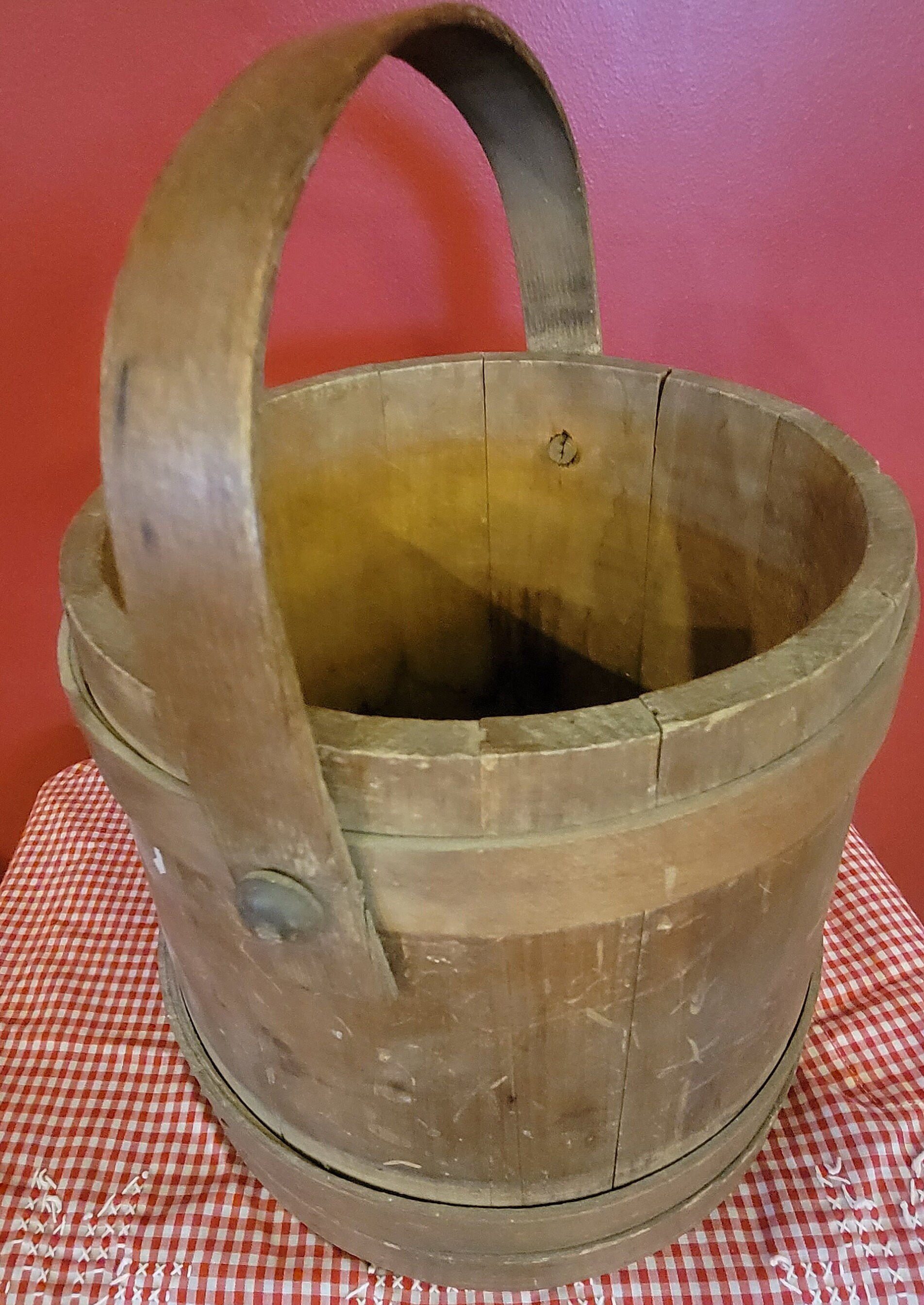 Treenware Firkin Wooden Sugar Bucket~last Half 20th Cen. - Etsy
