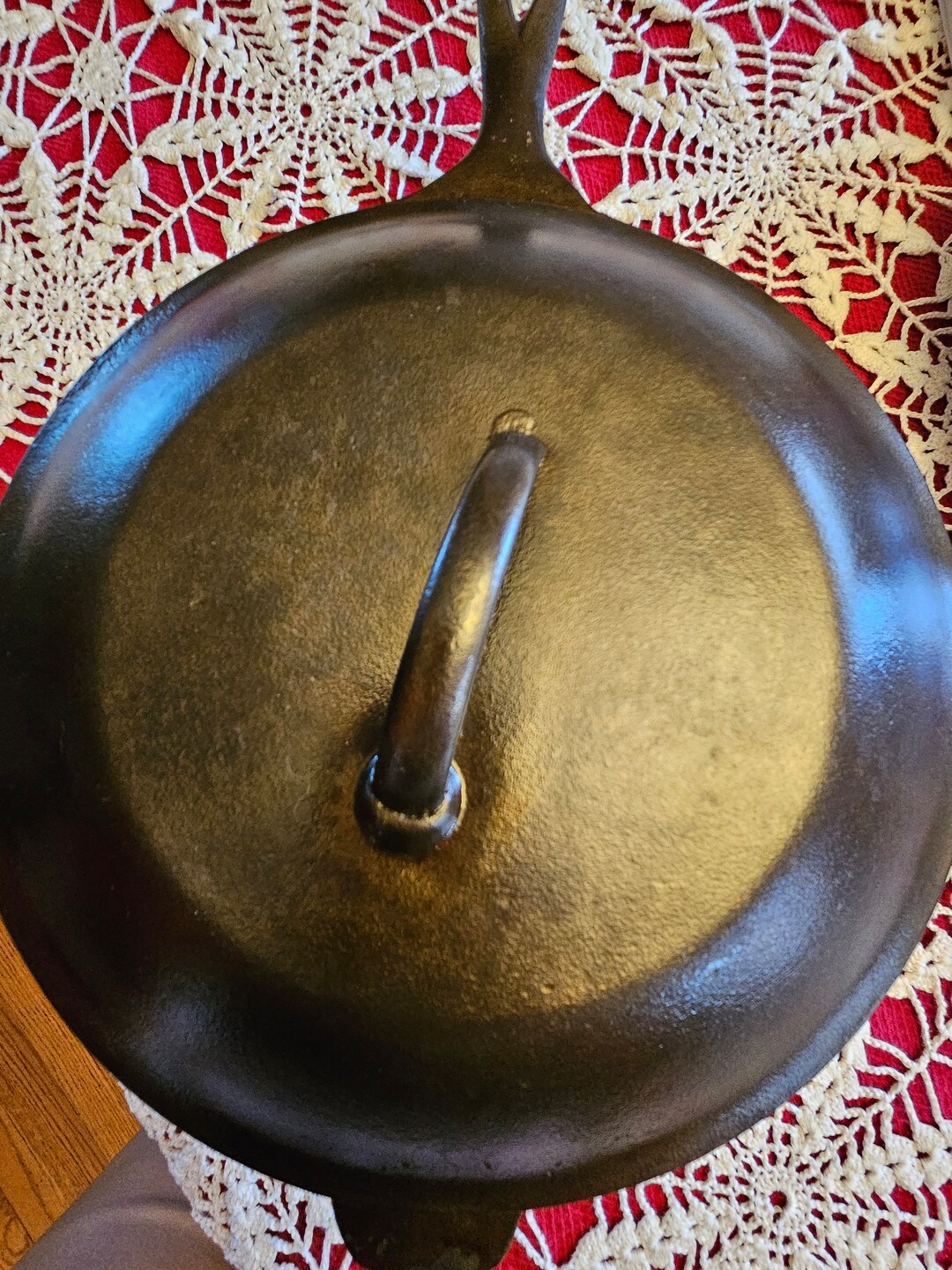 Unique Antique Cast Iron Skillet With Lid 10 1/4". Nice! - Etsy
