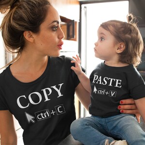 Copy & Paste: Cute Father and Son/ Mother and Daughter Matching T ...