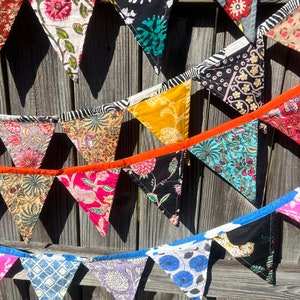 Colorful, Cotton, Boho Bunting, Flags, Pennant Banners Garland for ...