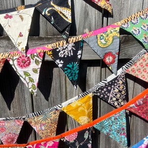 Colorful, Cotton, Boho Bunting, Flags, Pennant Banners Garland for ...