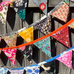 Colorful, Cotton, Boho Bunting, Flags, Pennant Banners Garland for ...