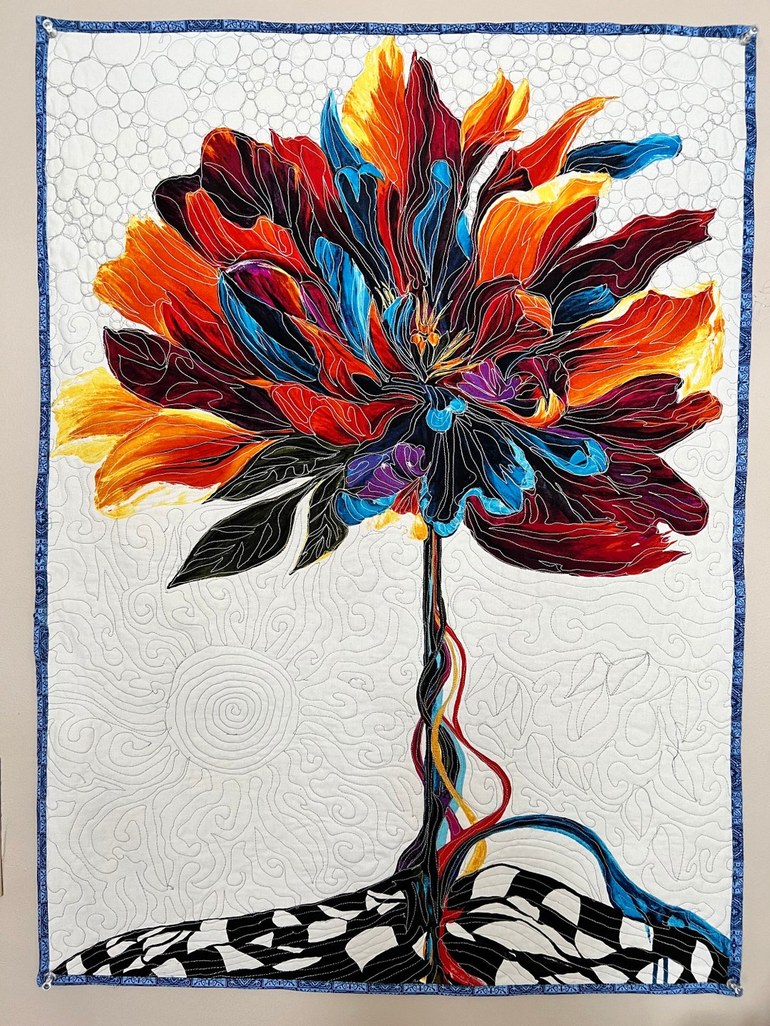 Handmade, Tree of Life, Quilted Wall Hanging 30x22 Inches - Etsy