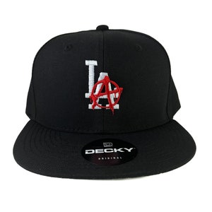 Los Angeles Anarchy Concept Black Snapback - Etsy