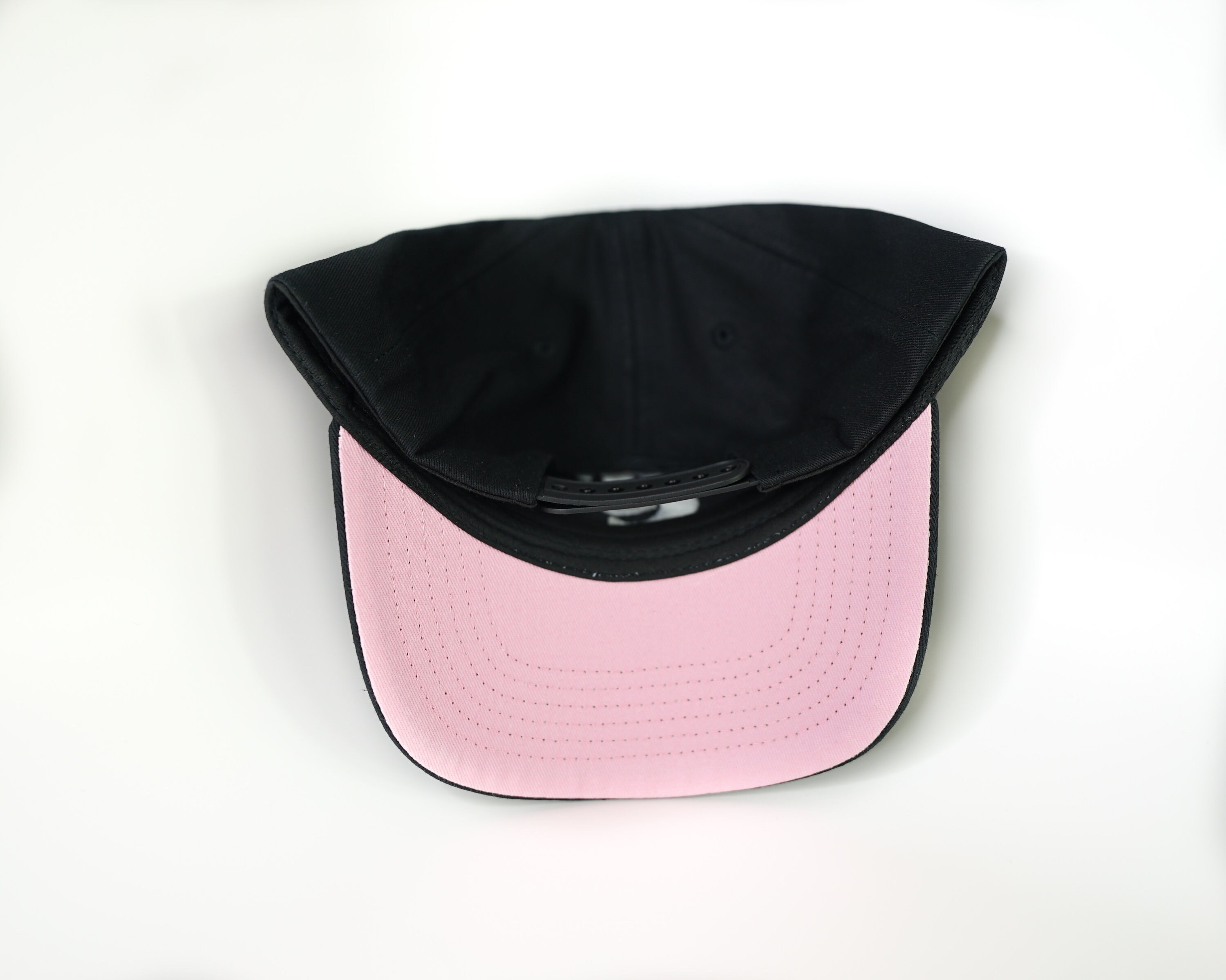 Upside Down Chicago Baseball Pinky Pink Brim Black Snapback - Etsy