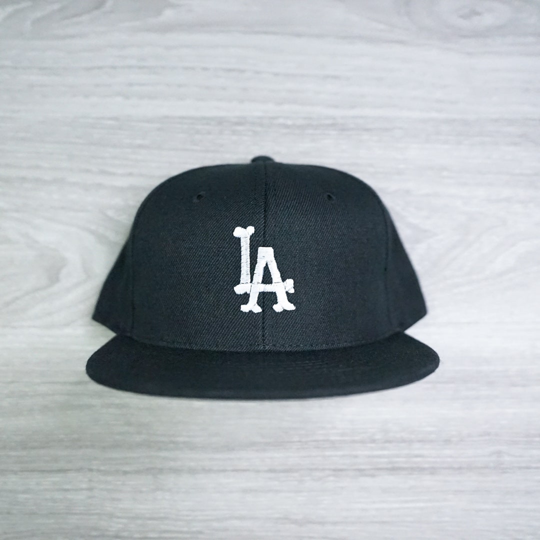 Los Angeles LA Bones Konzept Schwarz Snapback - Etsy.de