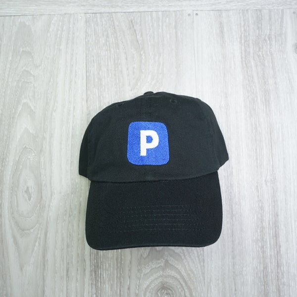 Black P Hat - Etsy