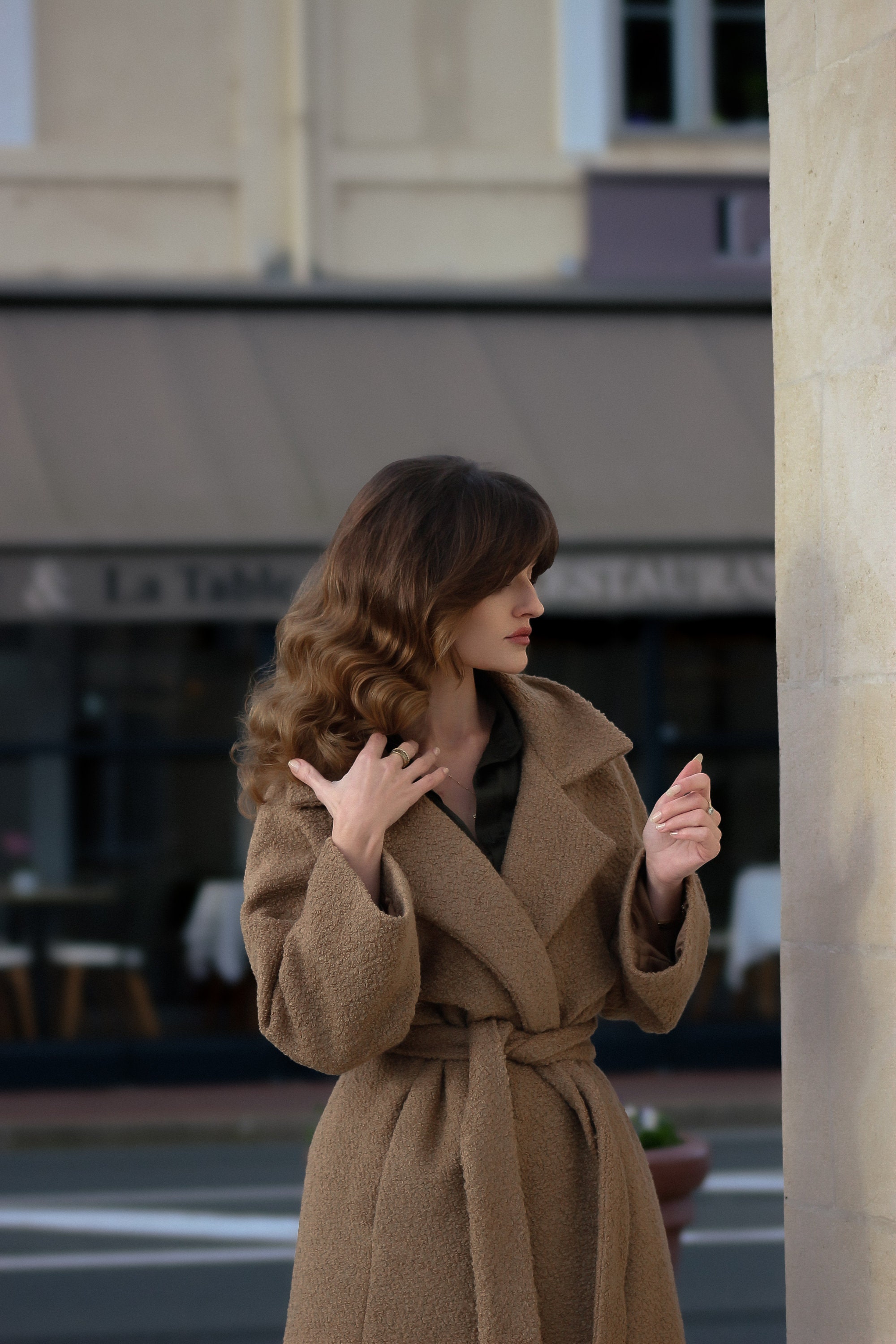 Iconic Old Money Style Wool Boucle Coat - Etsy