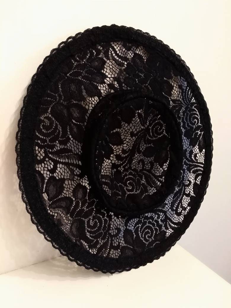 A Unique Victorian Style Cotton Lace Hat. Hand Made to Measure - Etsy