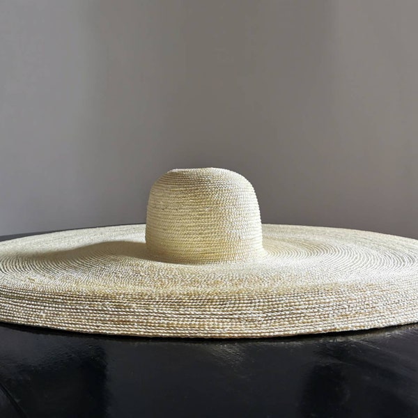 Straw Top Hat - Etsy
