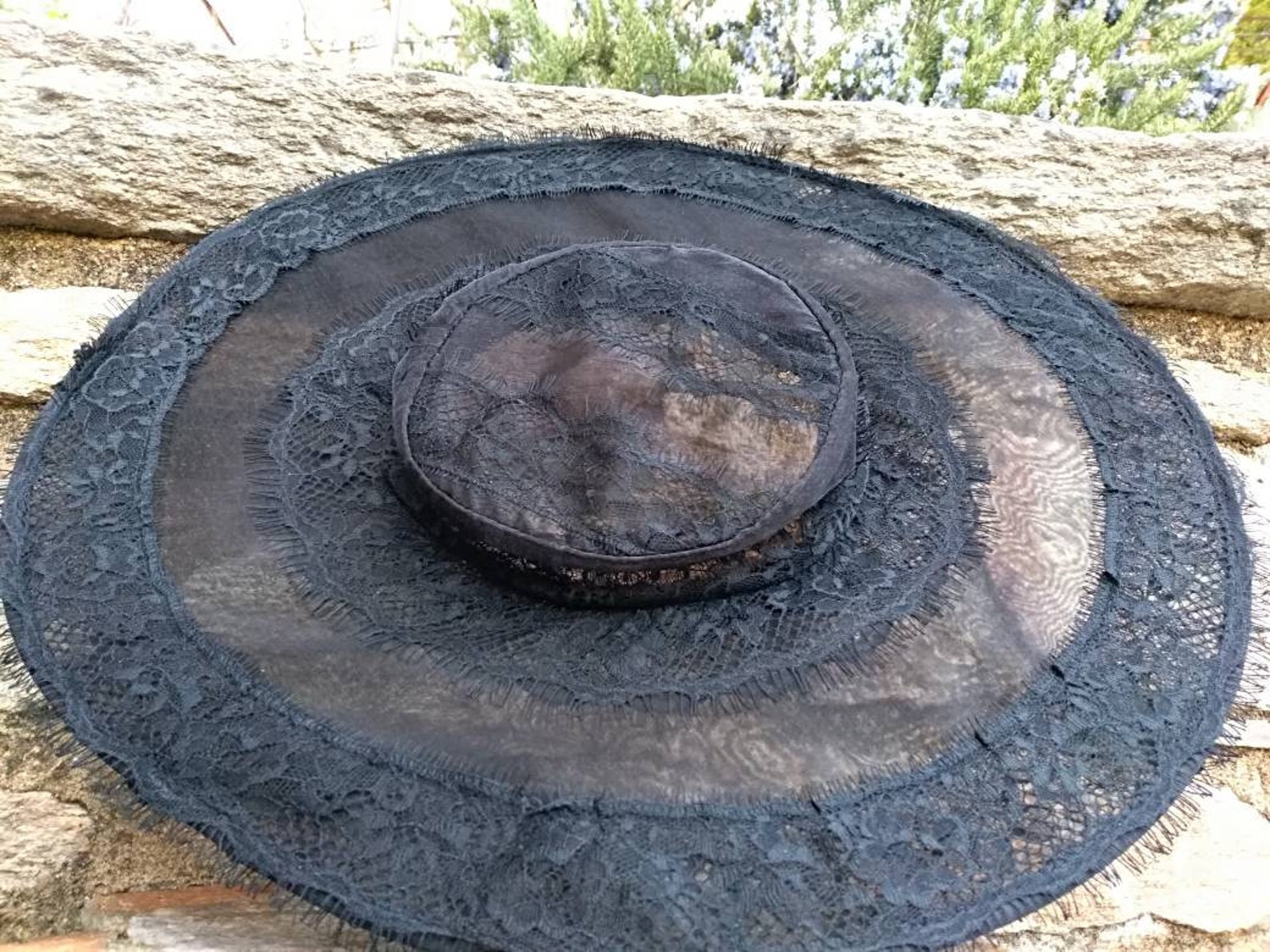 A Victorian Style Glamorous Lace Hat. Handmade to Order - Etsy