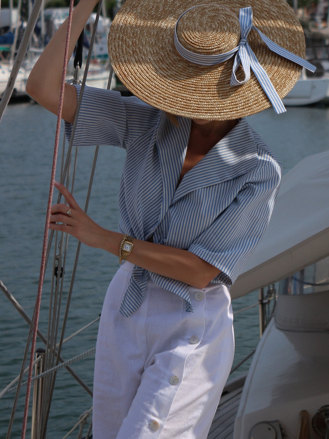 Beautiful Summer Capri Linen Trousers - Etsy