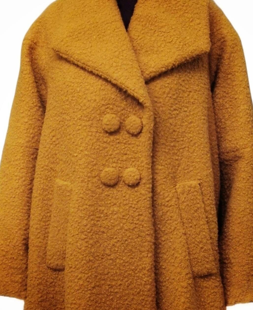 A Beautiful Retro Inspired Boucle Coat. Handmade to Measure - Etsy