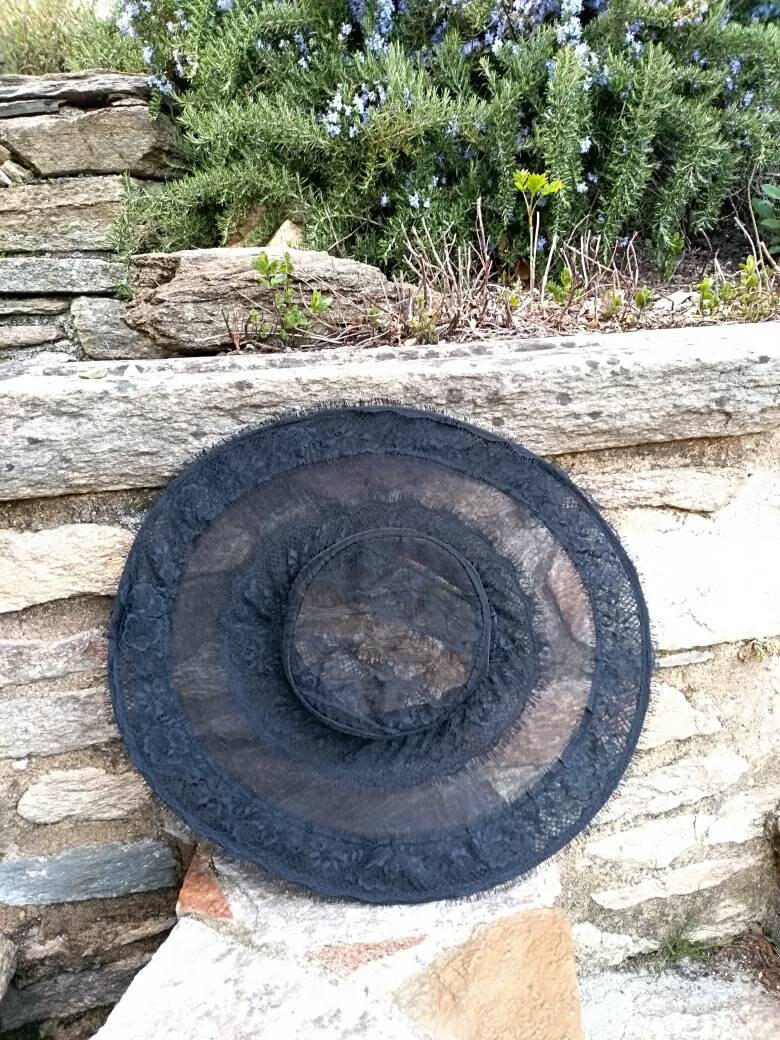 A Victorian Style Glamorous Lace Hat. Handmade to Order - Etsy UK