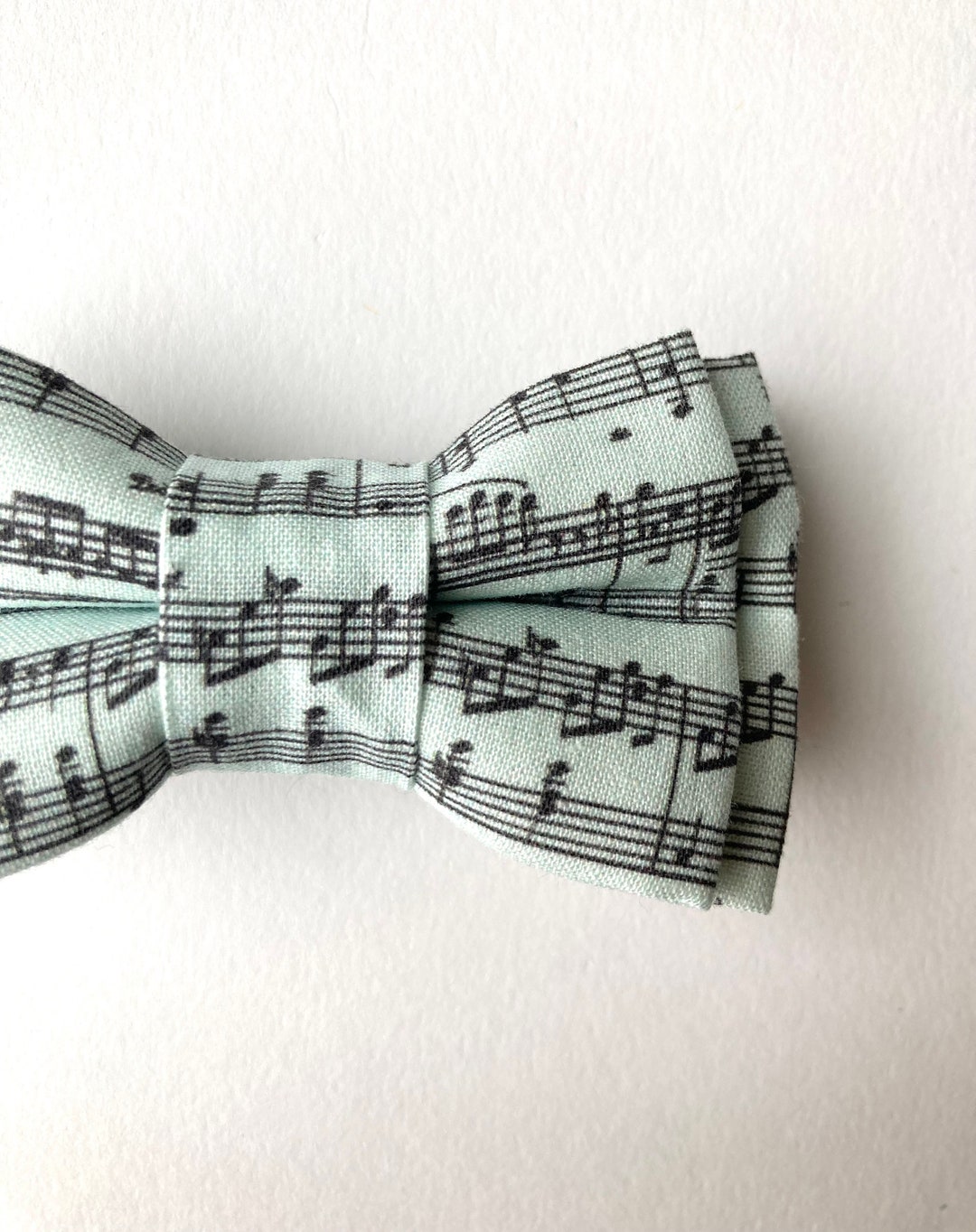 Music Notes Bow Tie: Pre-tied Cotton Bowtie for Men & Boys - Etsy