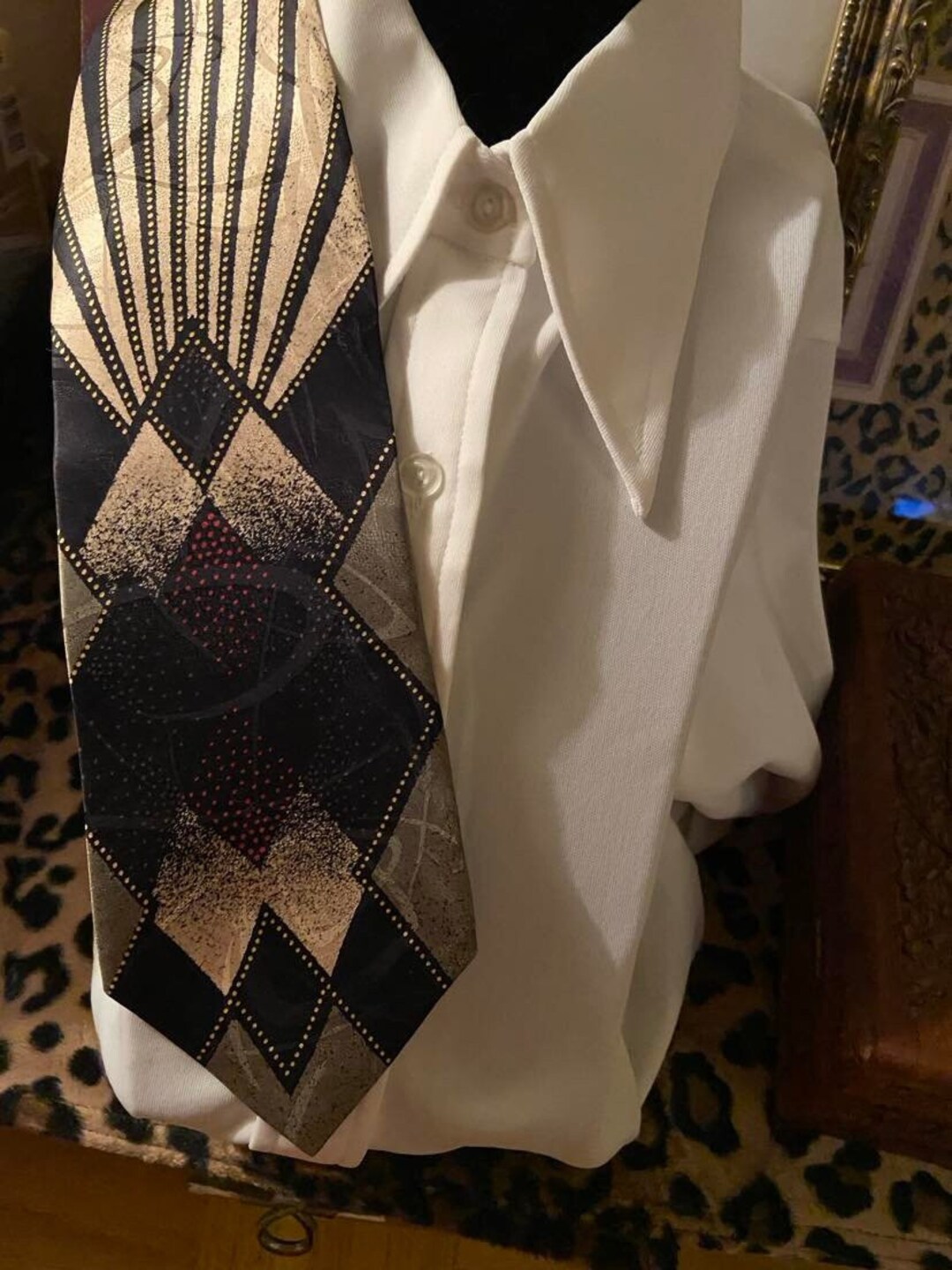 100% Ruffini Tie From the 1980's or 1990's Like New Gorgeous Pattern ...